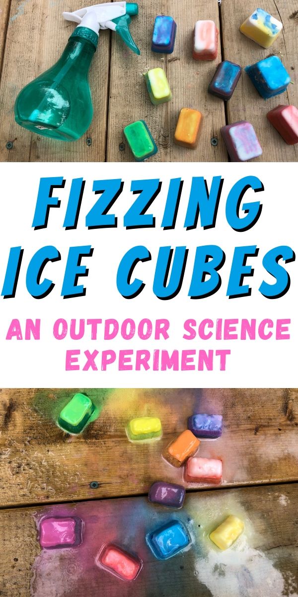 Coloured Ice Cube Surprise: A Baking Soda and Vinegar Experiment - The ...